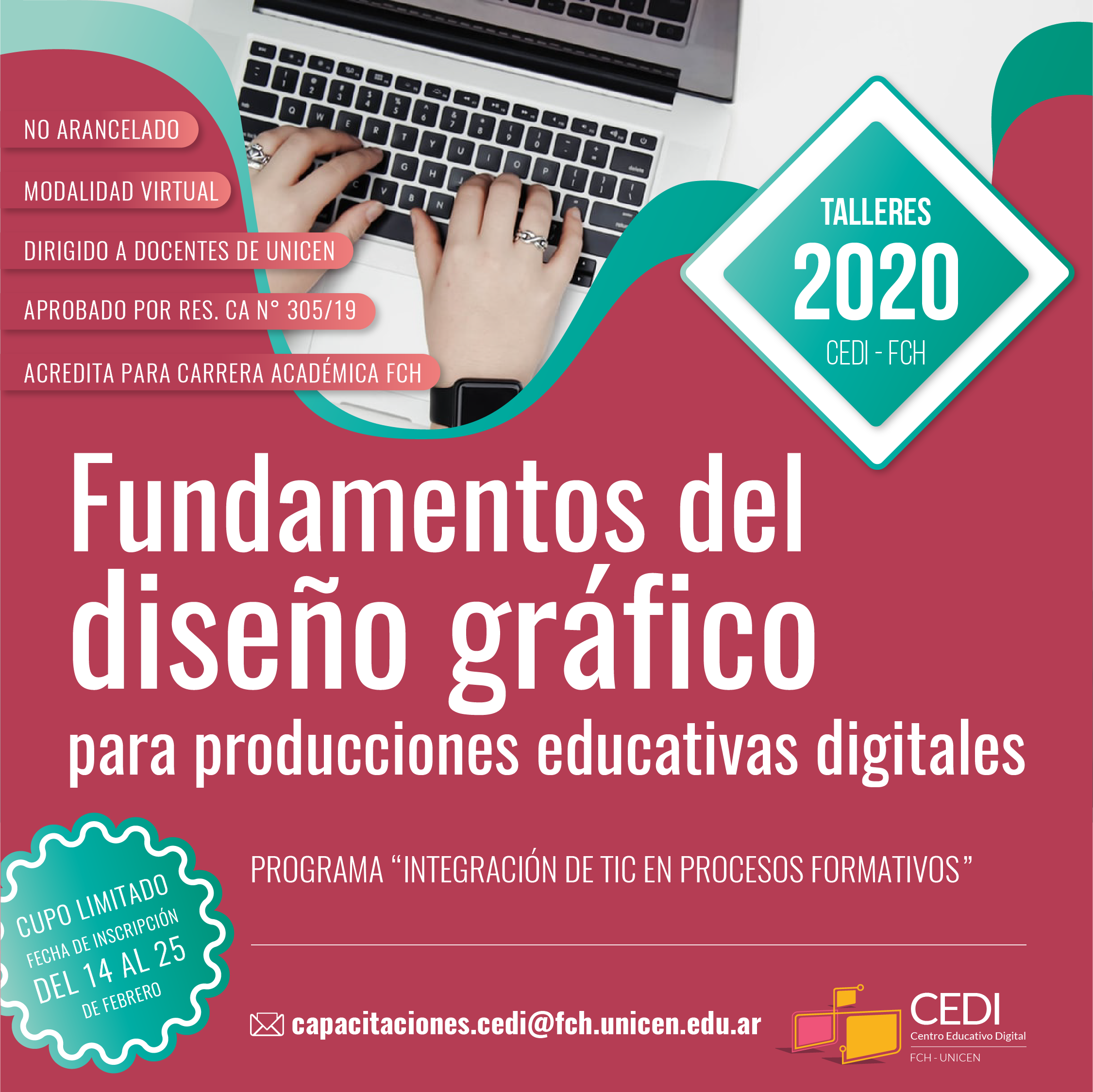 Curso de diseño gráfico para producciones digitales educativas | UNICEN
